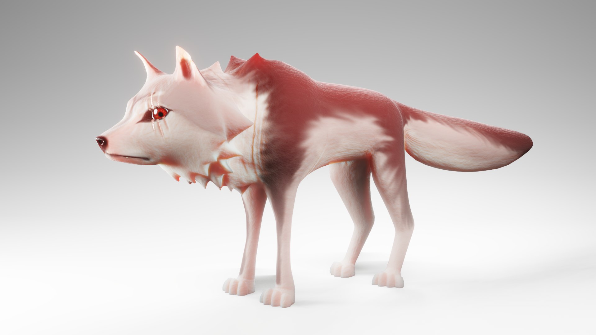 Wolf Cartoon 3D - TurboSquid 1720727