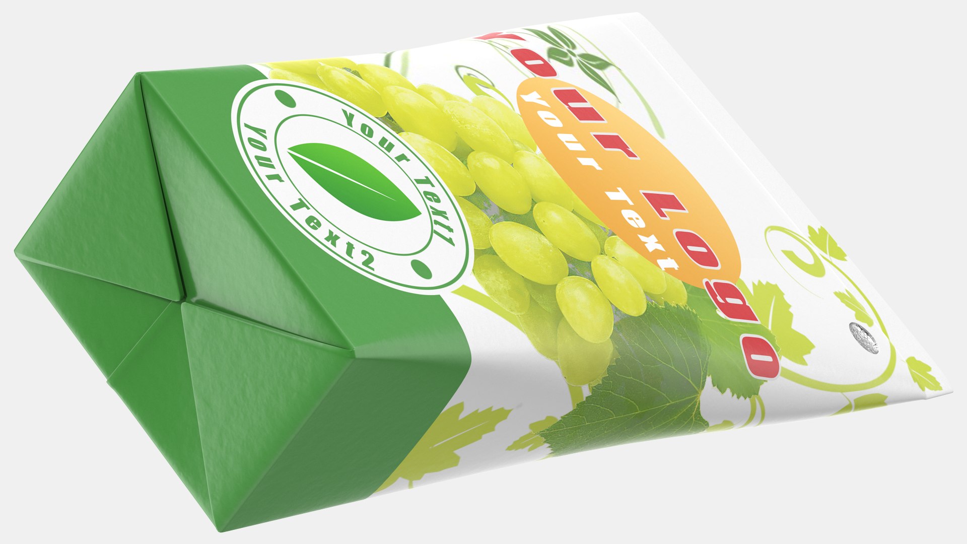 Aseptic Packaging For Triangular Liquid Grape 3D Model - TurboSquid 1938220