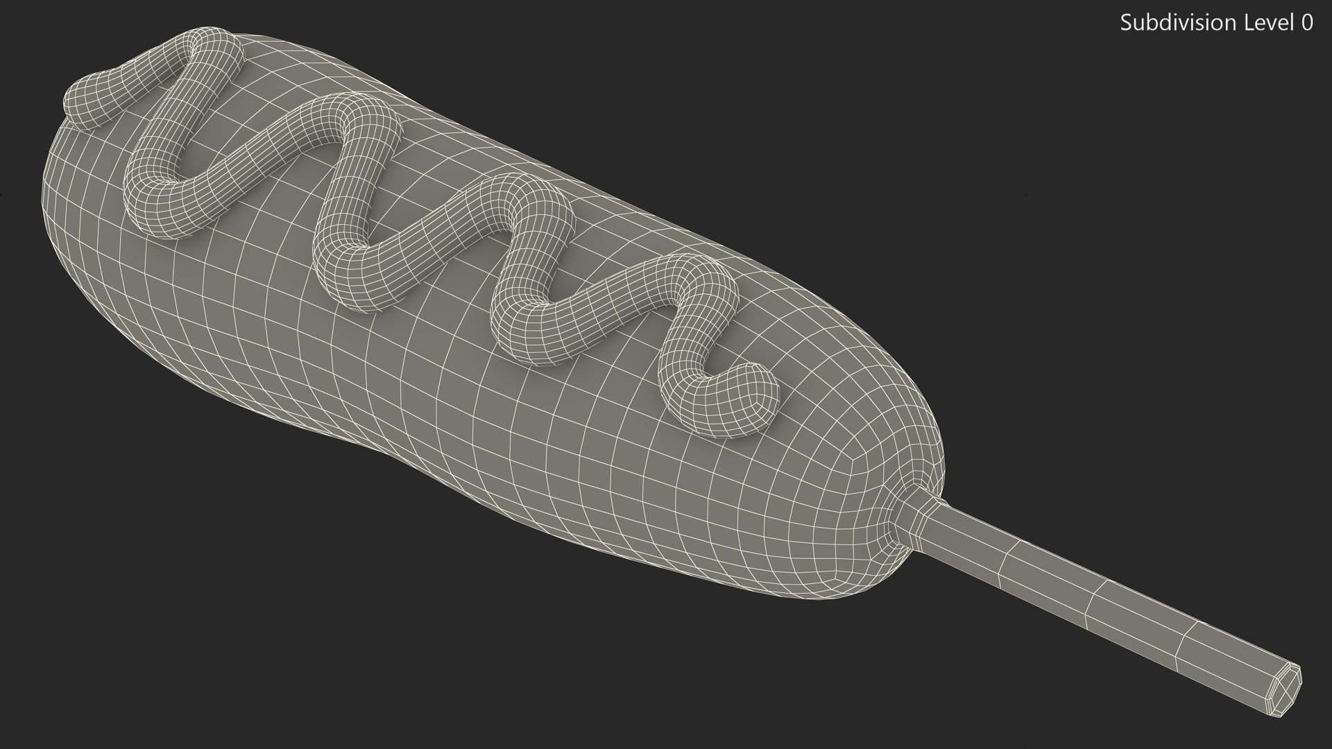 3D Corn Dog With Ketchup - TurboSquid 2147313