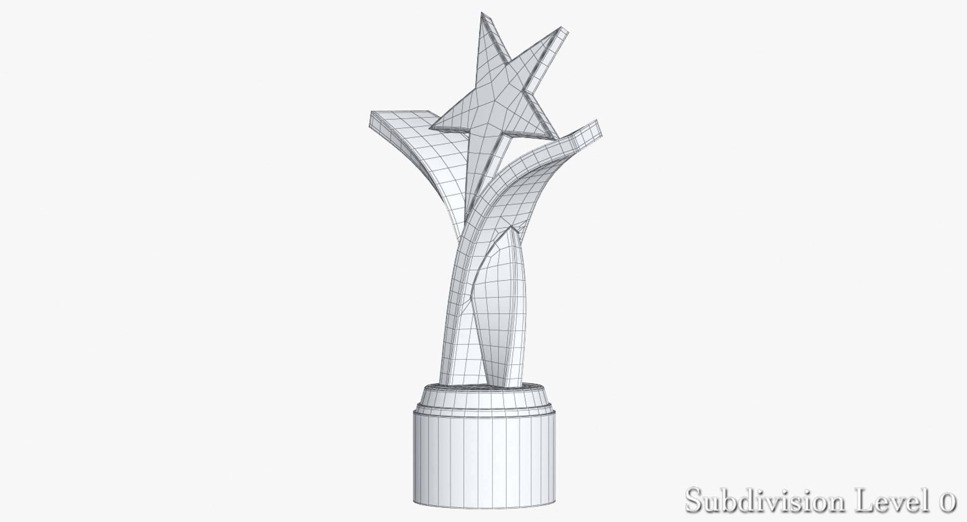 Award Trophy 3d Model