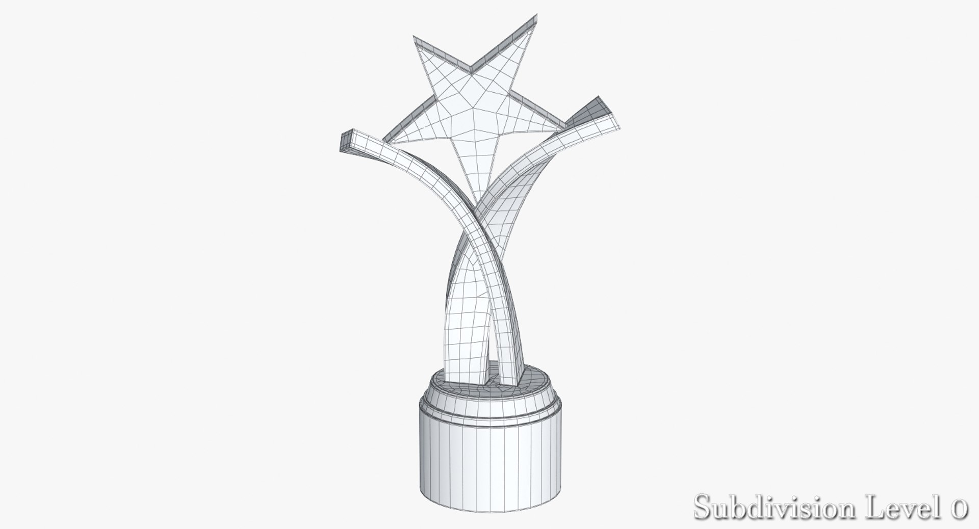 Award Trophy 3d Model