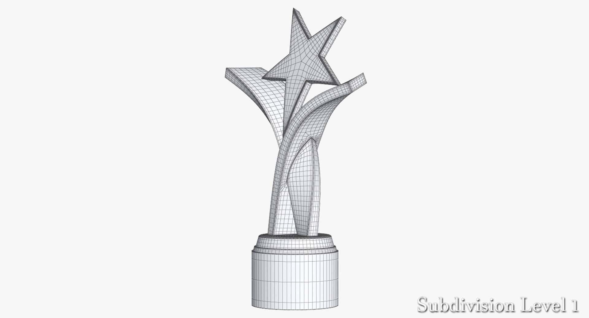 Award Trophy 3d Model