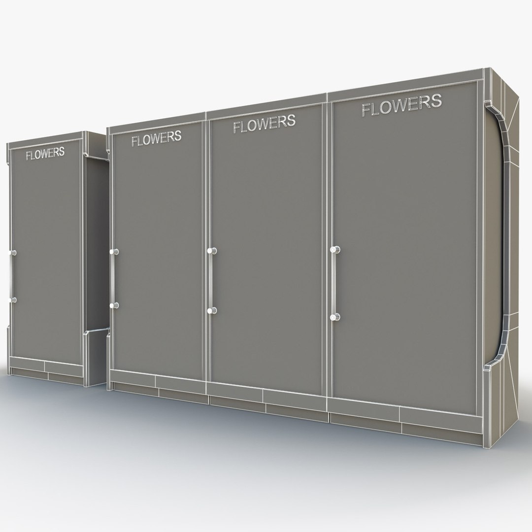 Flower Cupboard 3d Model