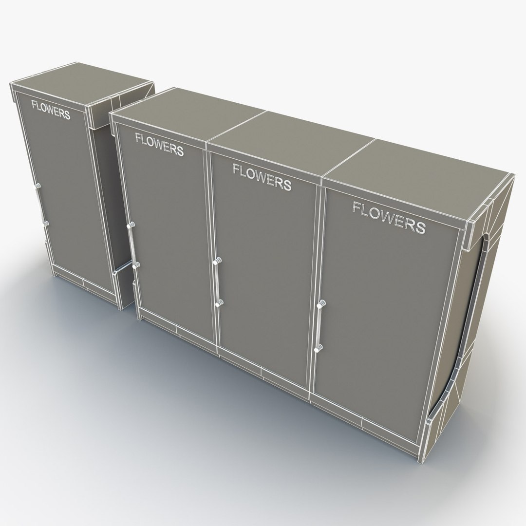 Flower Cupboard 3d Model
