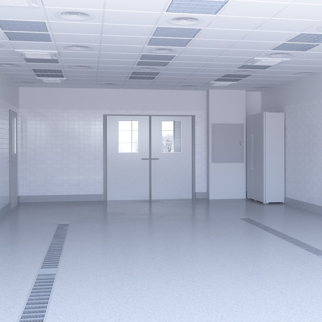 Empty Base Laboratory Interior 5 3D Model - TurboSquid 2012171