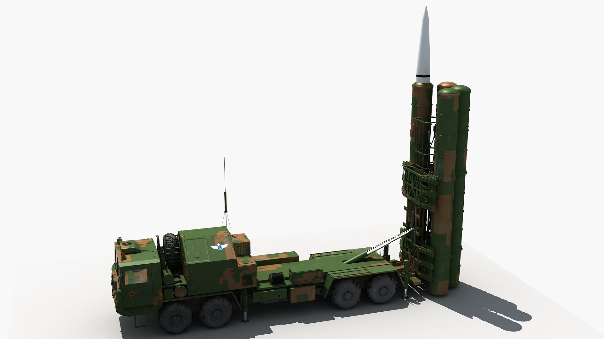 China hq-9 anti-aircraft missiles 3D - TurboSquid 1421412