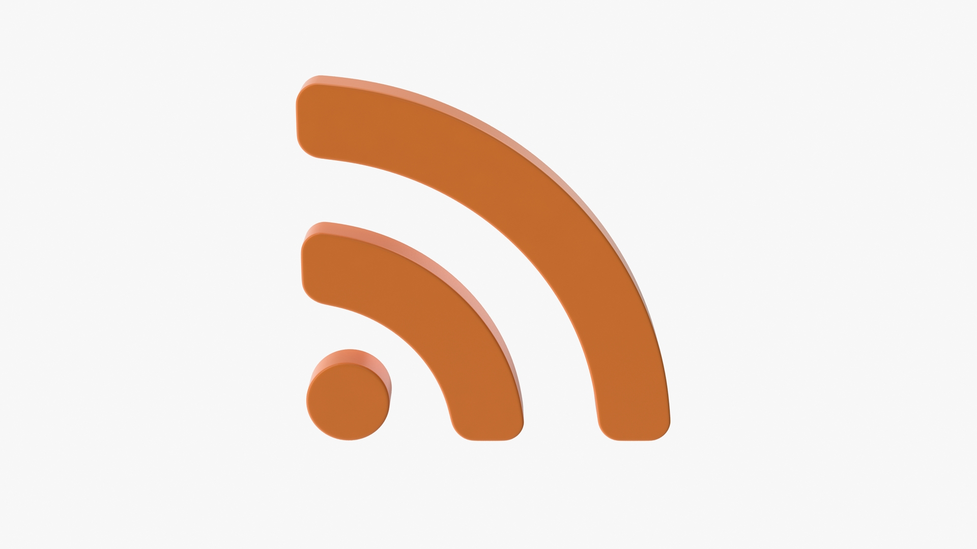 3D Rss Symbol Model - TurboSquid 1491994