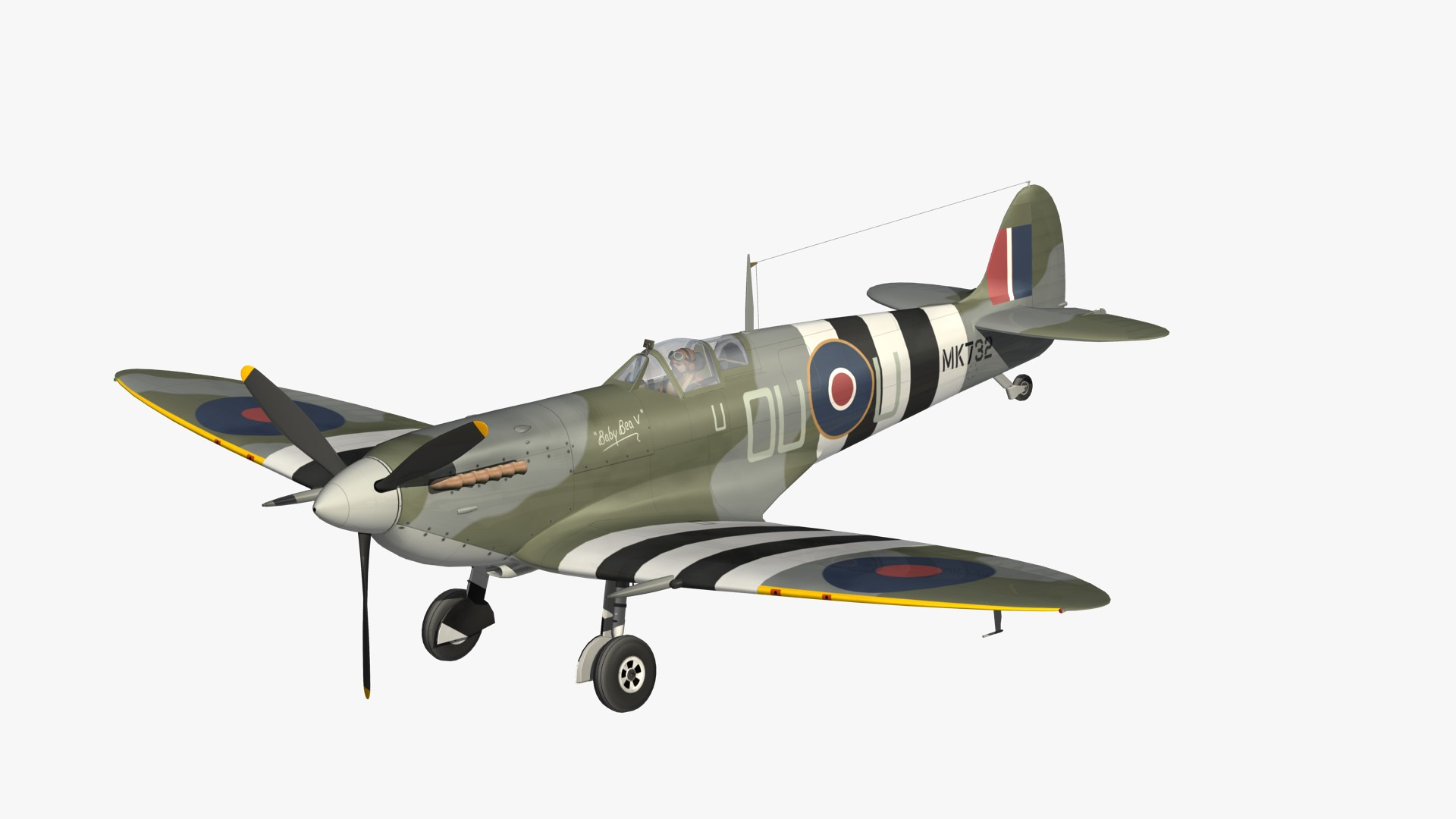 Spitfire Baby Bea V Model - TurboSquid 2113374