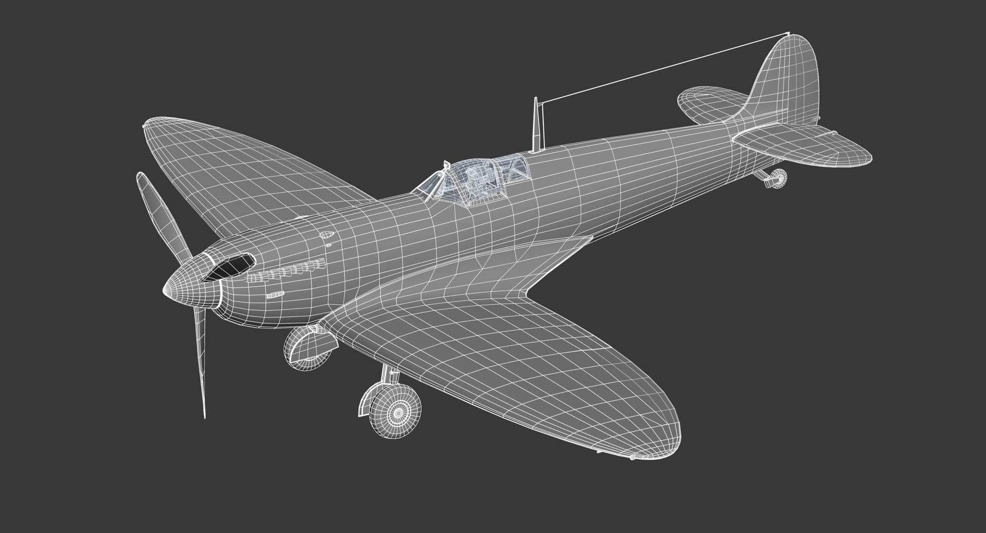 Spitfire Baby Bea V Model - TurboSquid 2113374