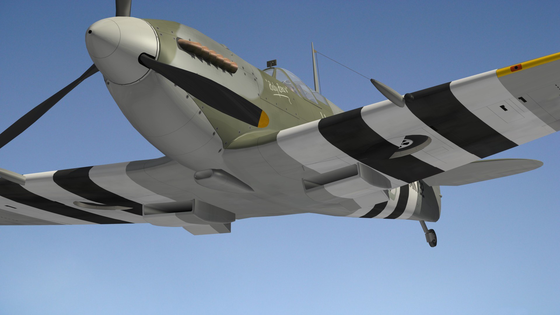Spitfire Baby Bea V Model - TurboSquid 2113374