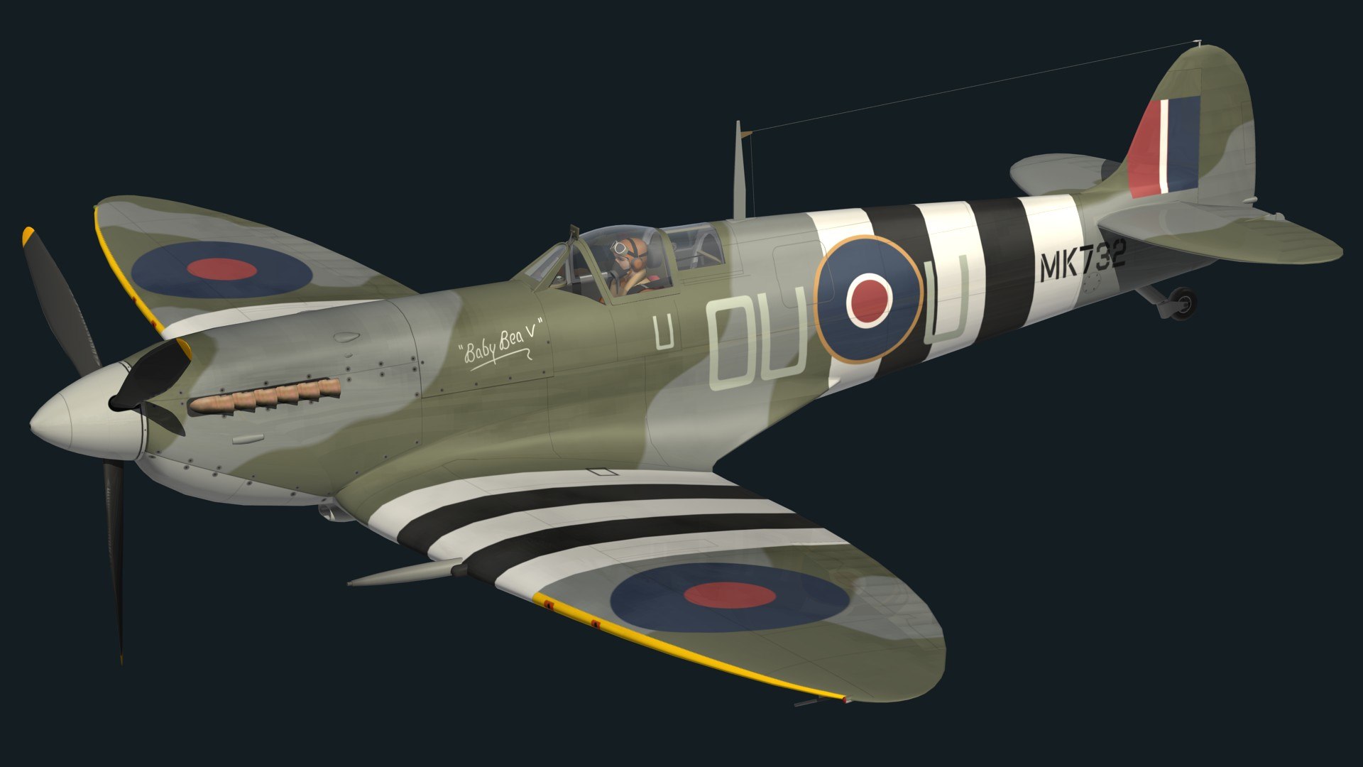 Spitfire Baby Bea V Model - TurboSquid 2113374