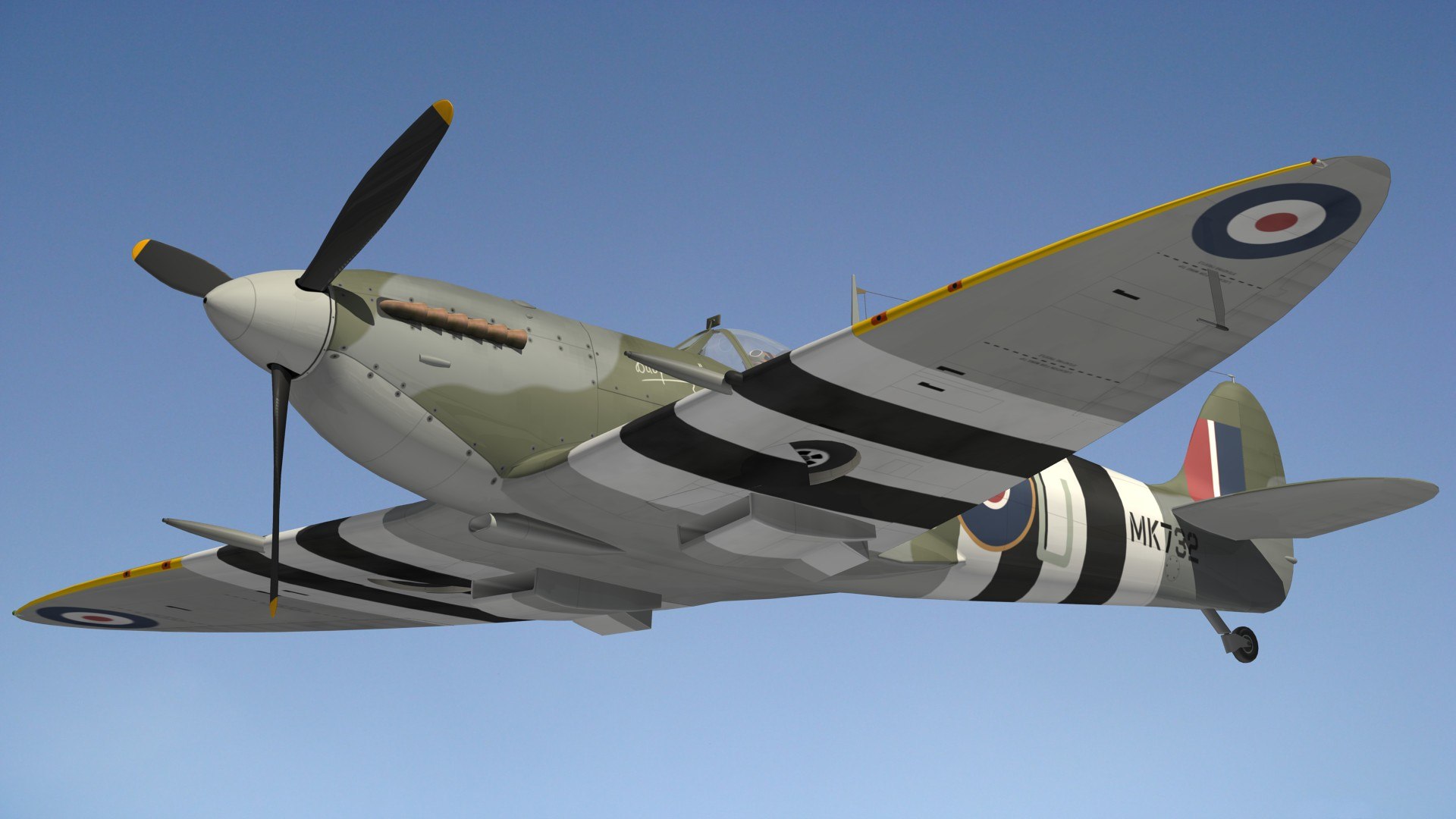 Spitfire Baby Bea V Model - TurboSquid 2113374
