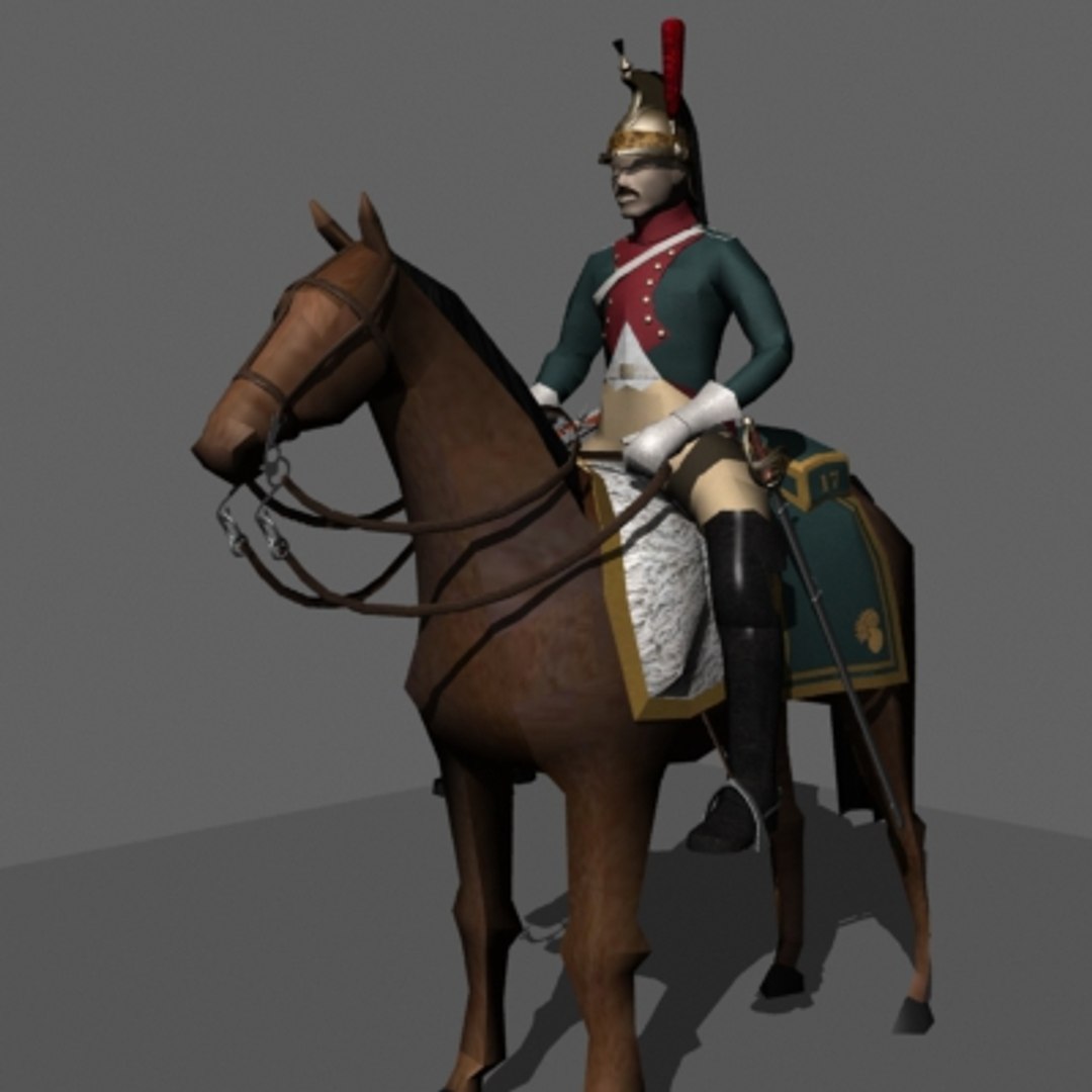 3ds Max Grand French Dragoon