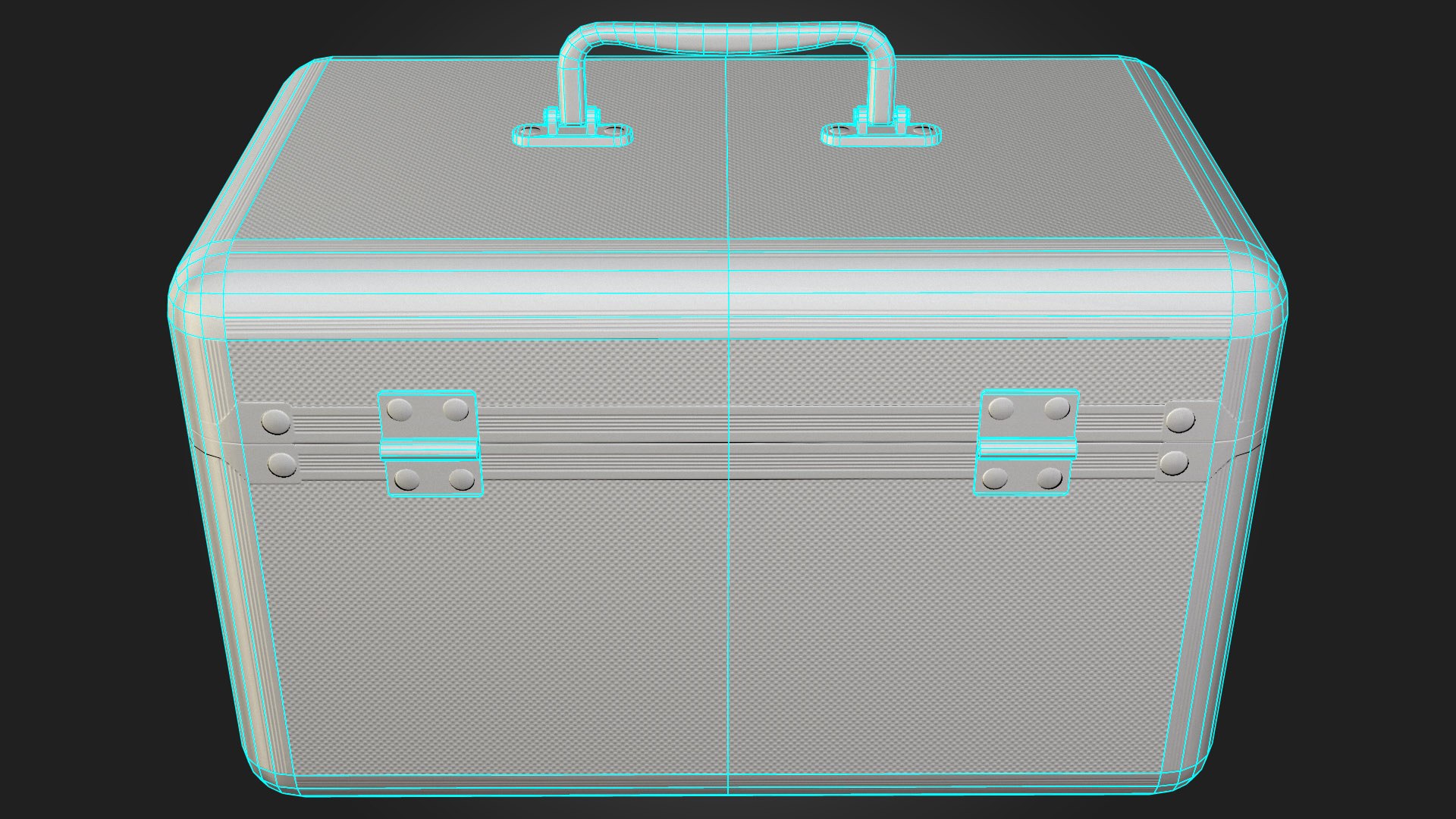 3D aid kit metal box model - TurboSquid 1541293