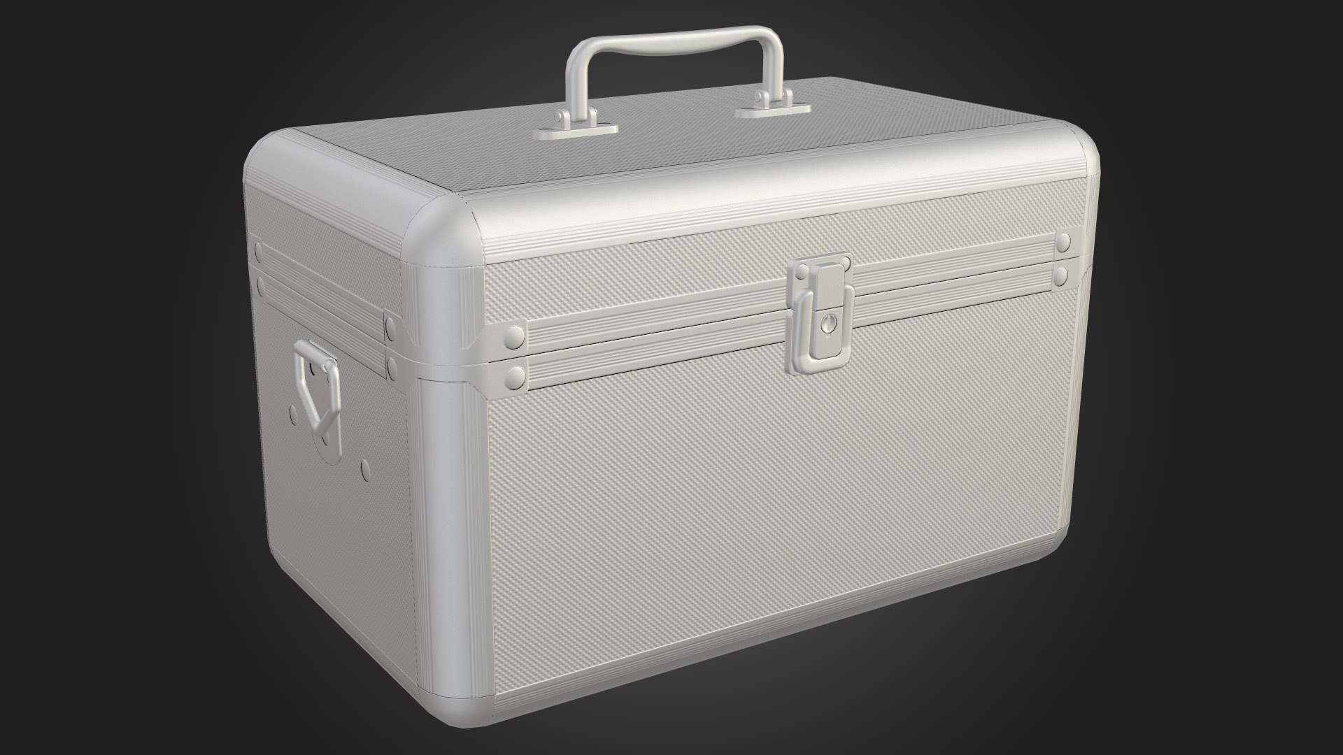 3D aid kit metal box model - TurboSquid 1541293