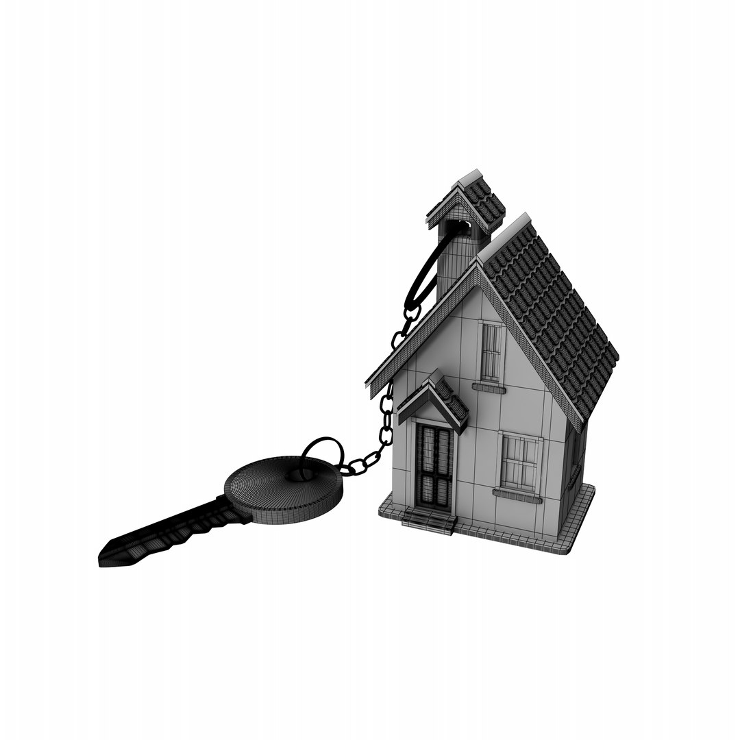 3D House And Key - TurboSquid 2318600