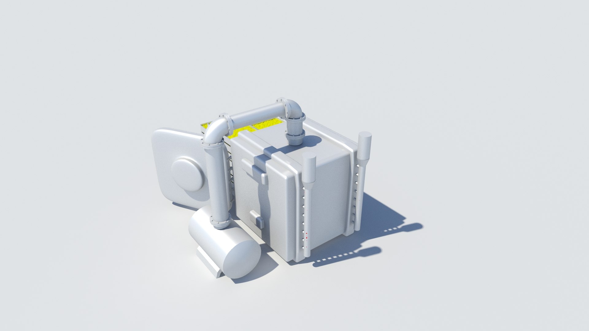 Refinery tray dryer 3D model - TurboSquid 1421504