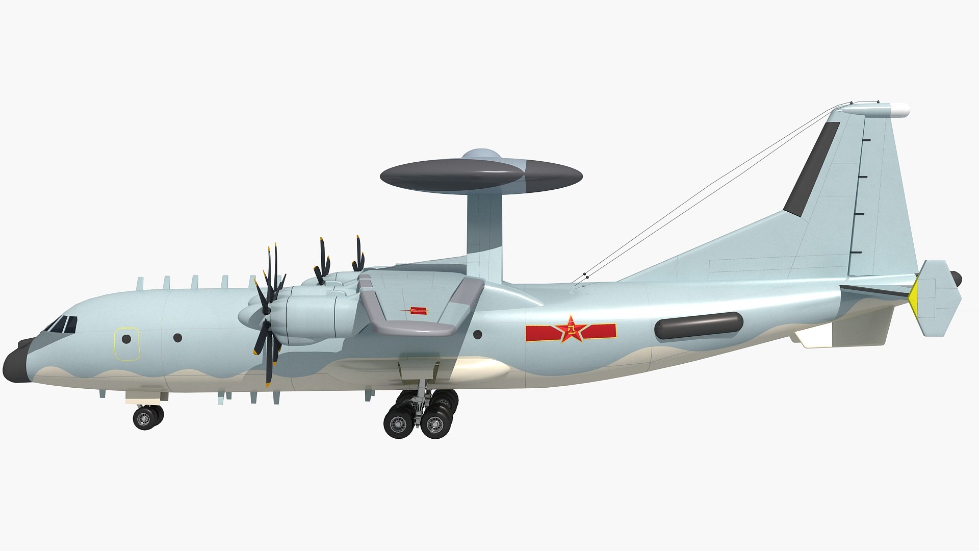 3D Chinese Air Force KJ500 - TurboSquid 2182407