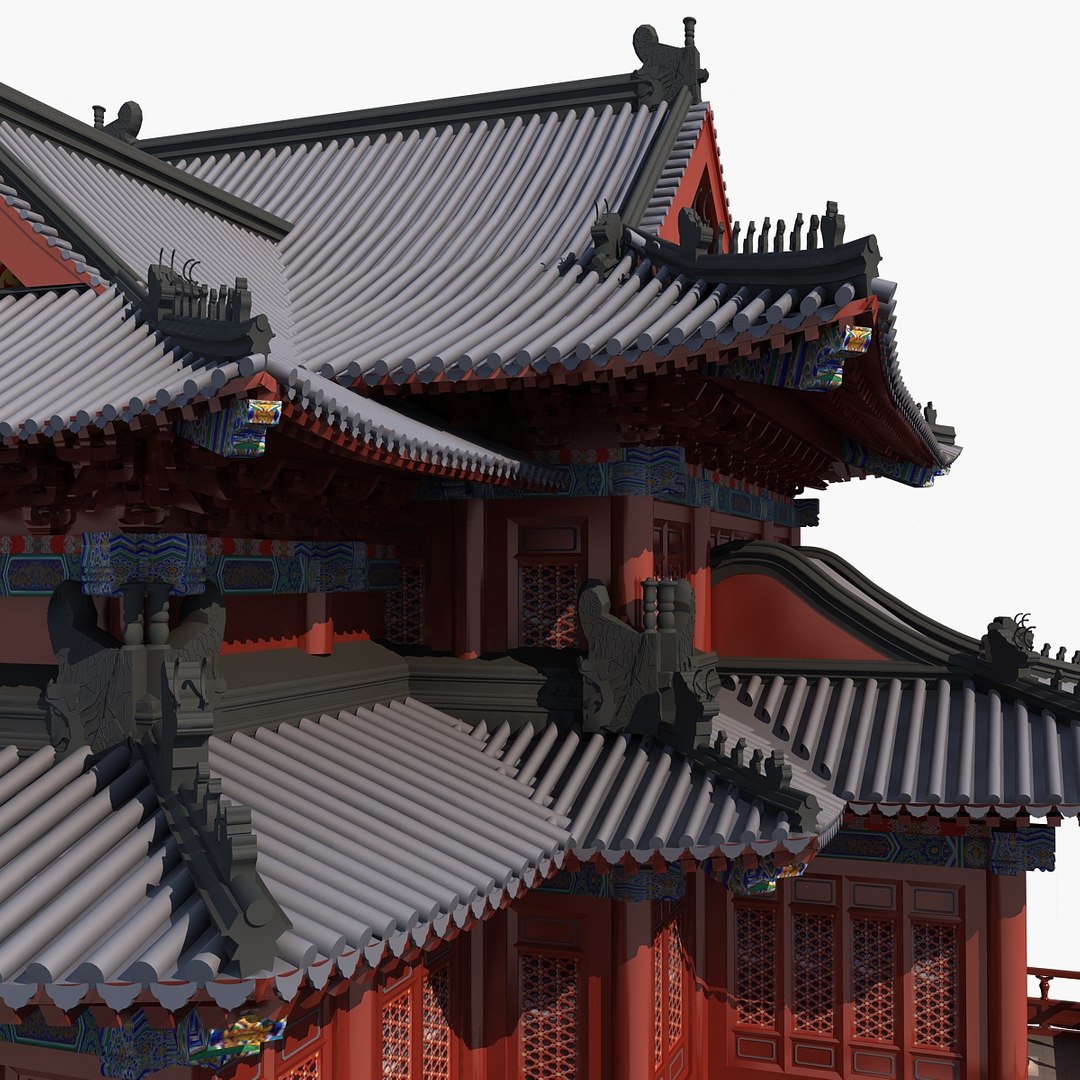 Chinese Ancient Architecture 4 3D - TurboSquid 1855672