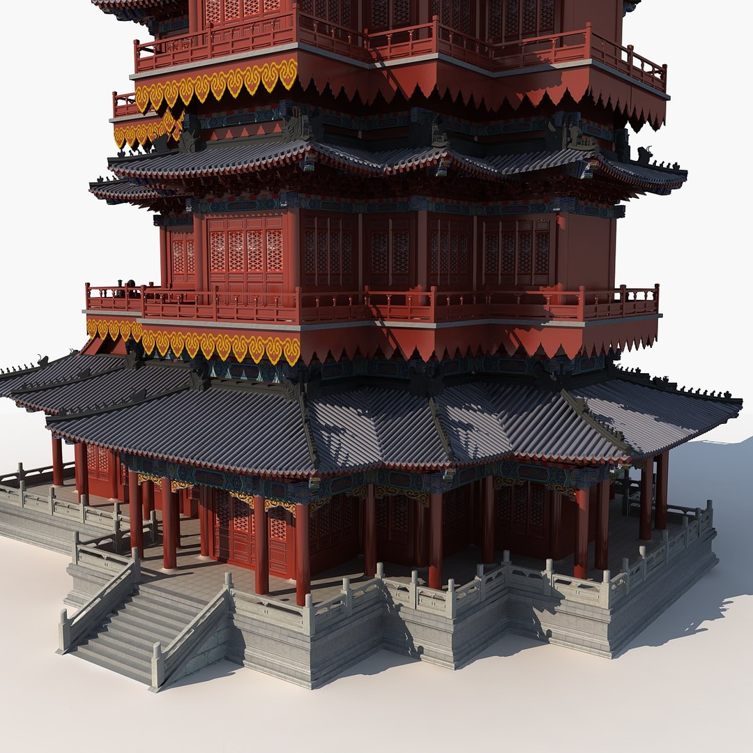 Chinese Ancient Architecture 4 3D - TurboSquid 1855672