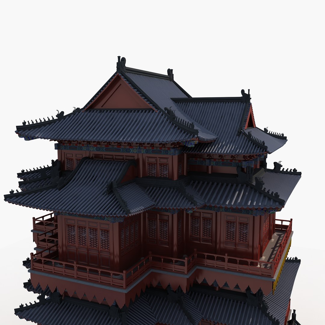Chinese Ancient Architecture 4 3D - TurboSquid 1855672