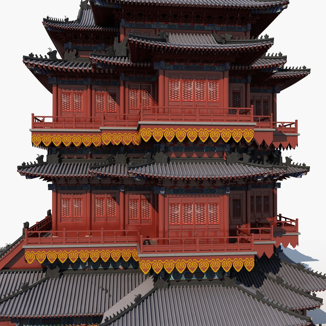 Chinese Ancient Architecture 4 3D - TurboSquid 1855672