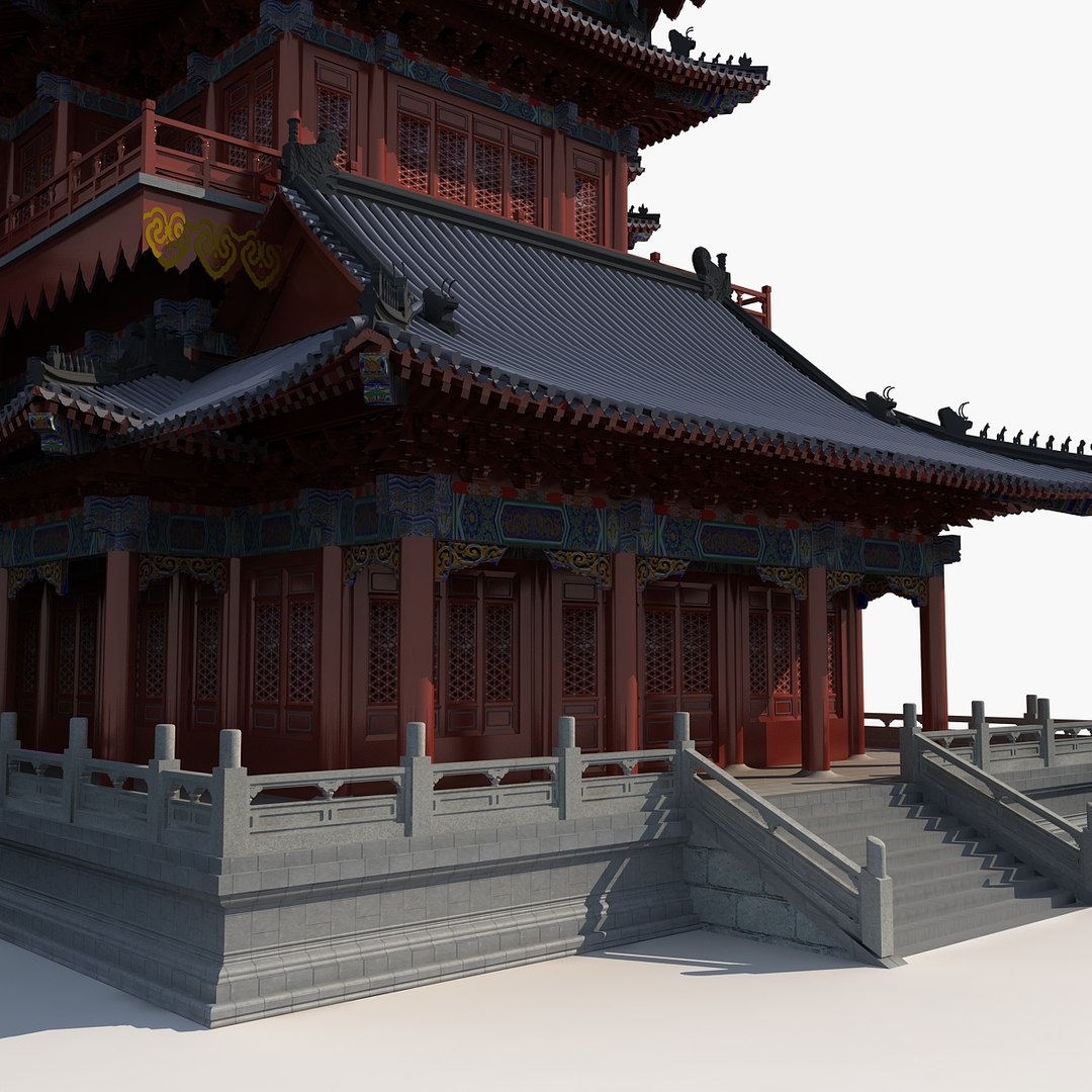 Chinese Ancient Architecture 4 3D - TurboSquid 1855672