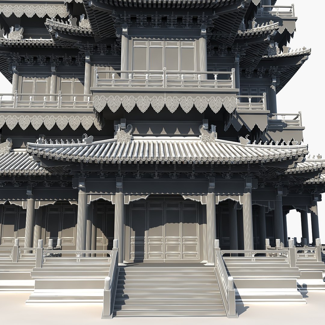 Chinese Ancient Architecture 4 3D - TurboSquid 1855672