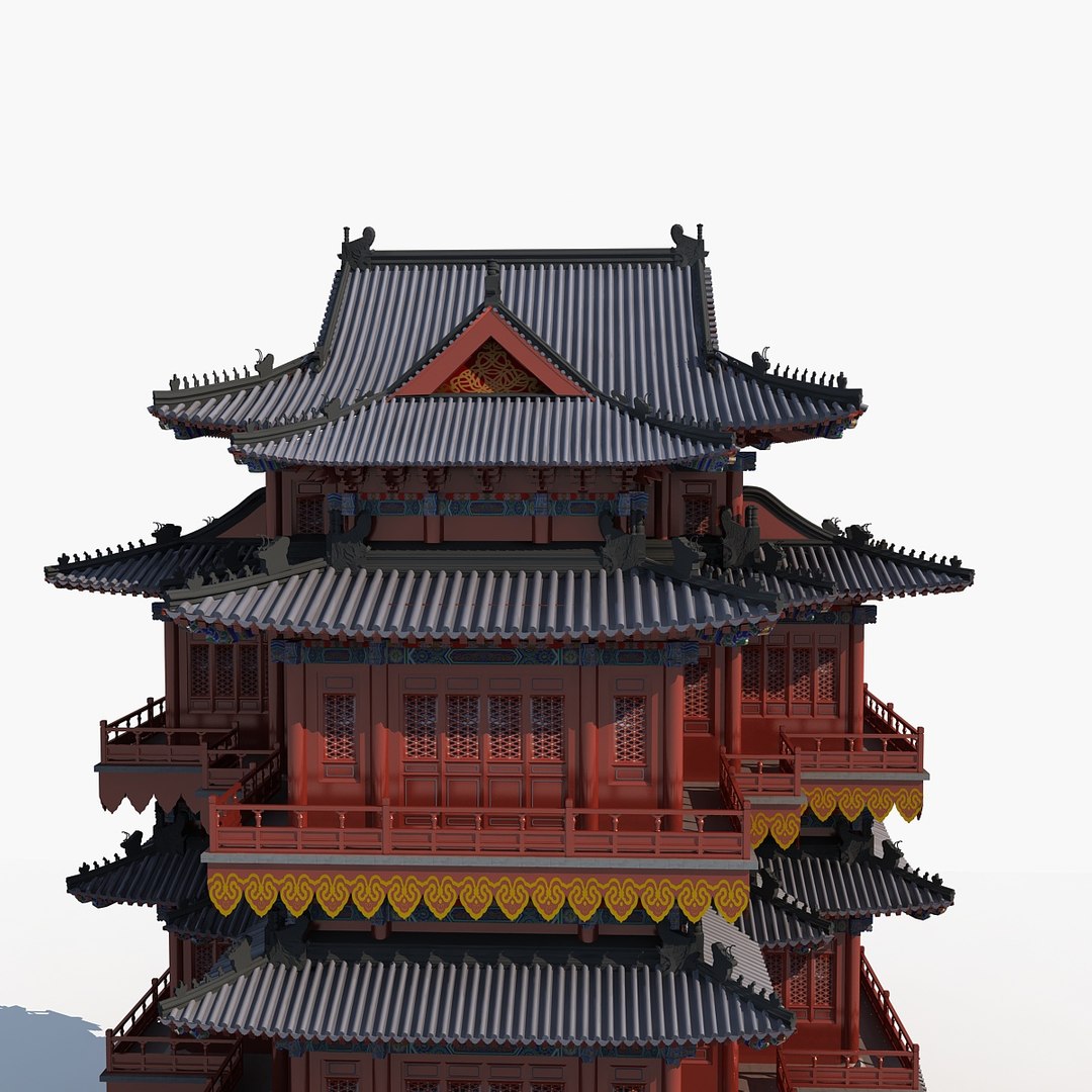 Chinese Ancient Architecture 4 3D - TurboSquid 1855672