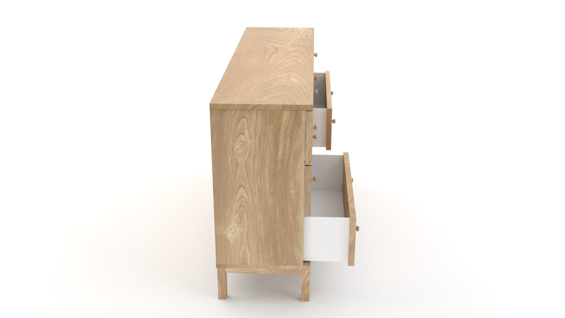 3D Dresser Furniture Furnishings Model - TurboSquid 1486214