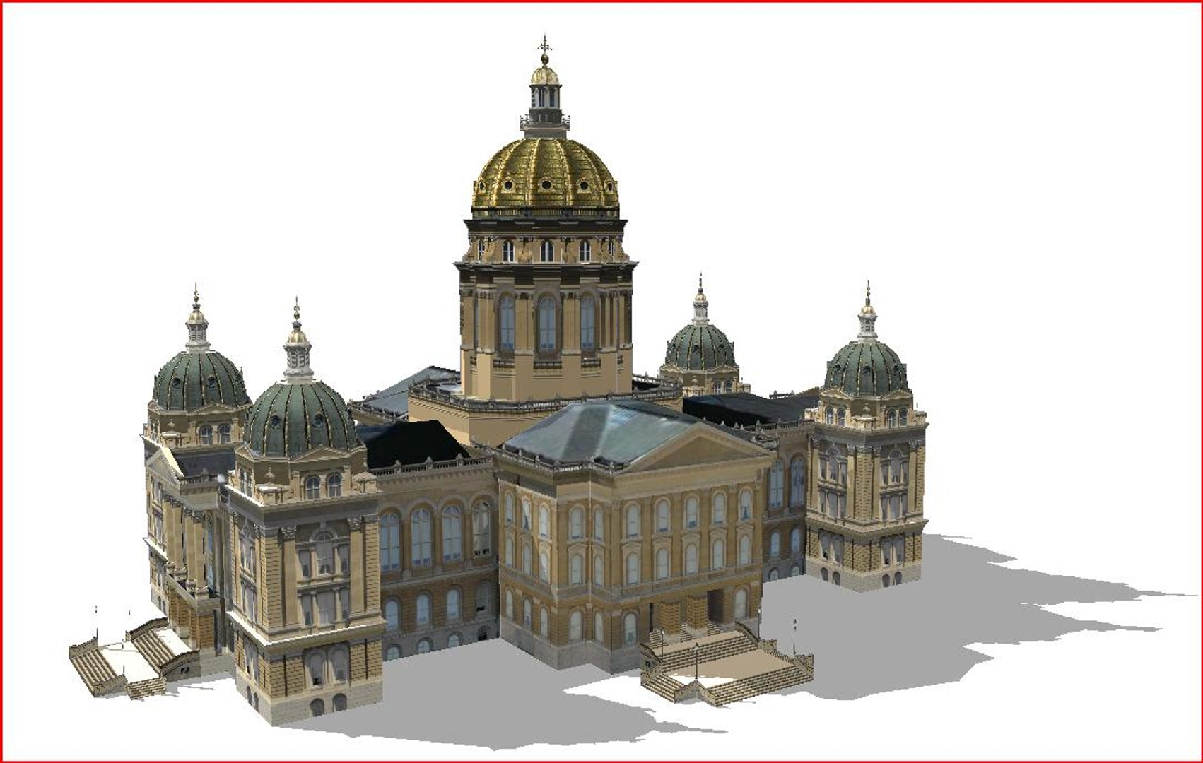 Capital Building 3d Max