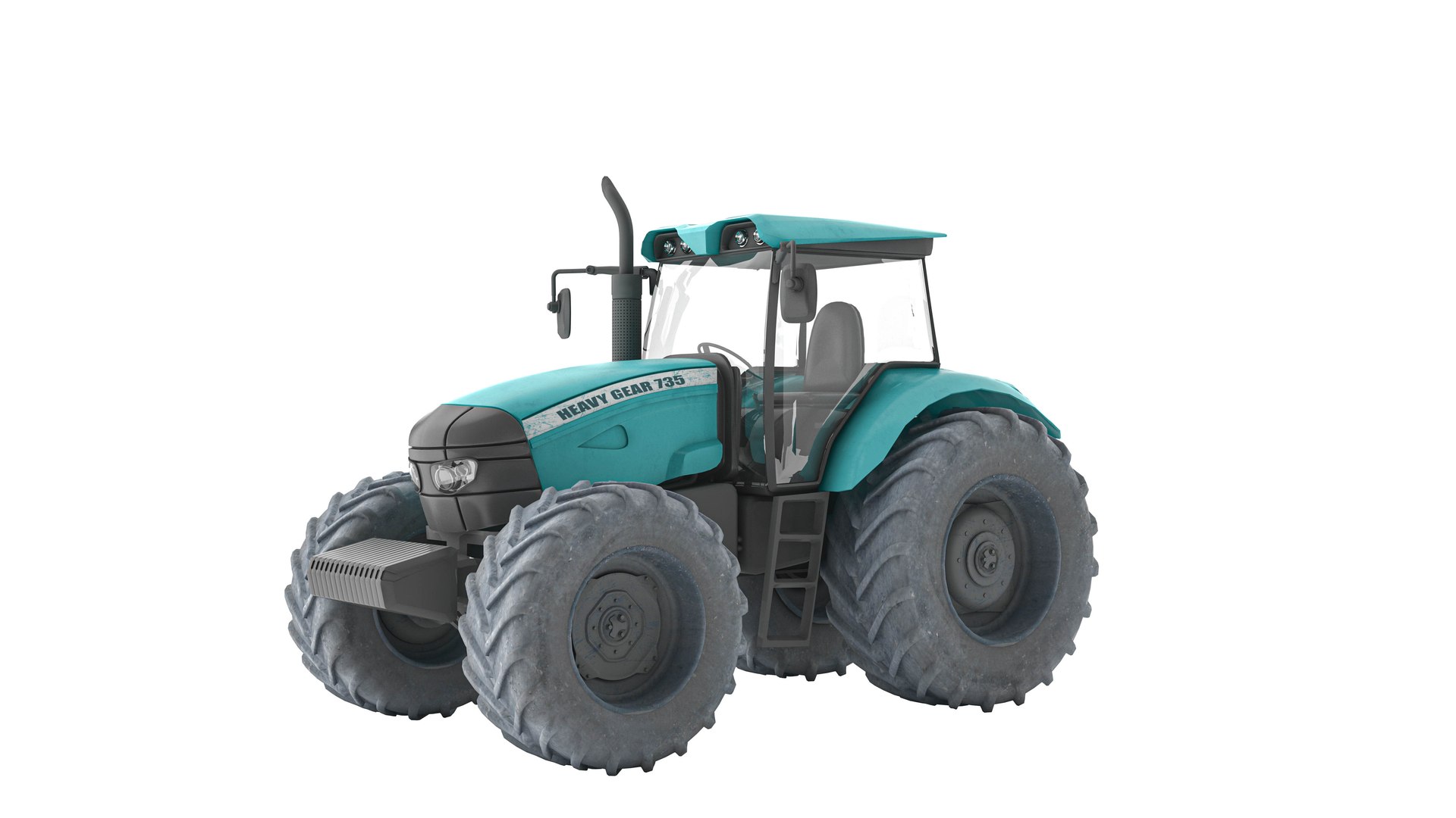 Farm Tractor 03 3D Model - TurboSquid 2224444