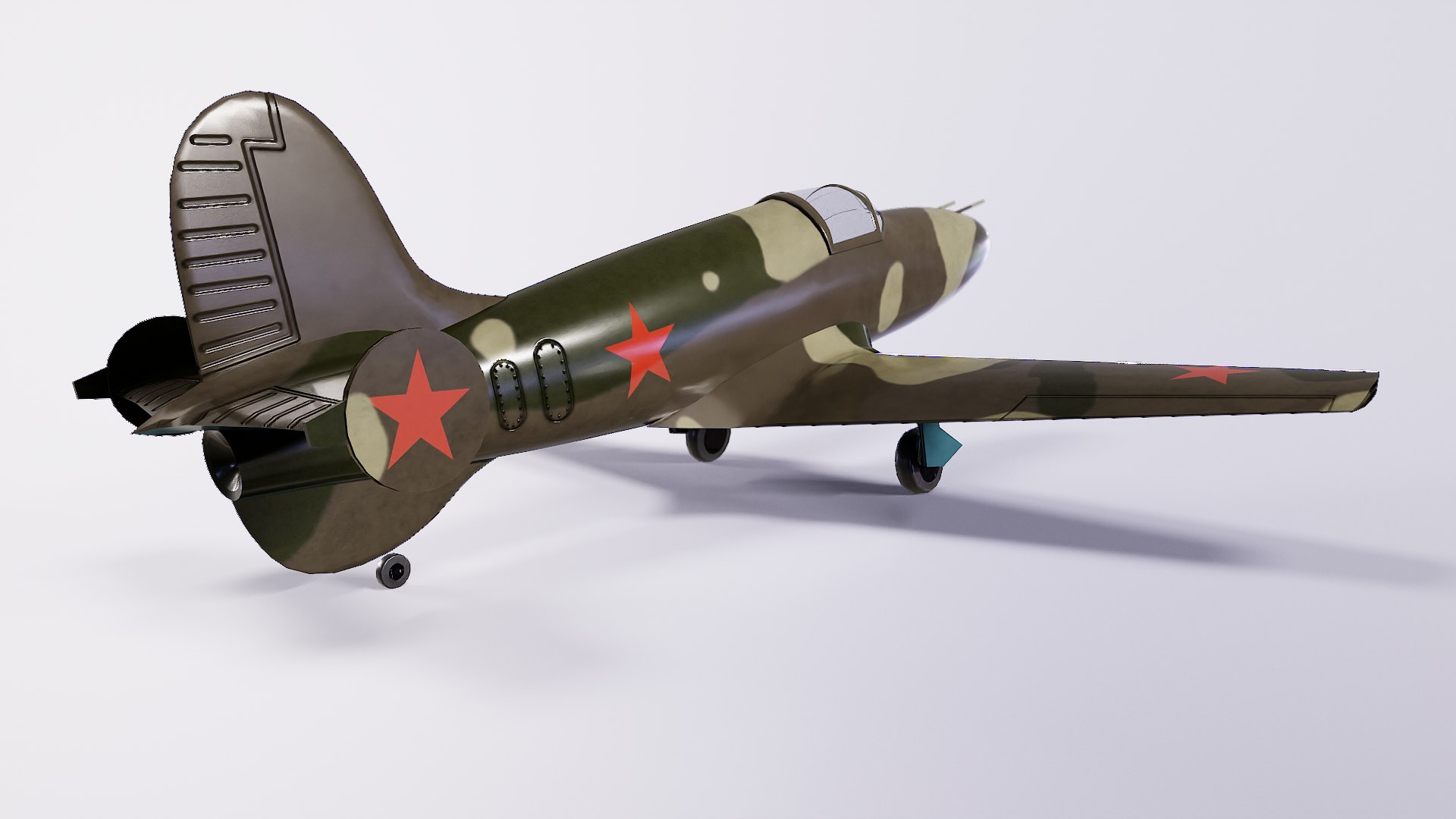 Jet Fighter BI-1 3D Model - TurboSquid 1779550