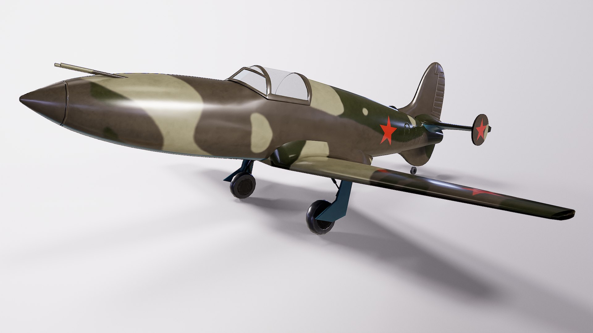 Jet Fighter BI-1 3D Model - TurboSquid 1779550