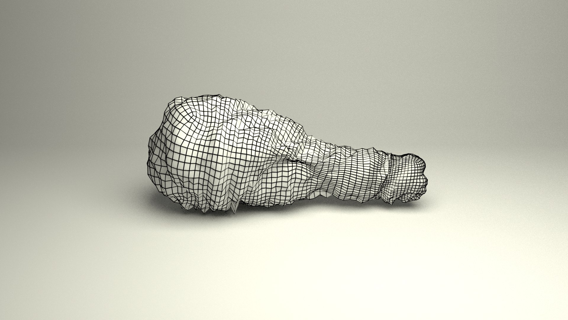 Fried Chicken 3D Model - TurboSquid 1845367