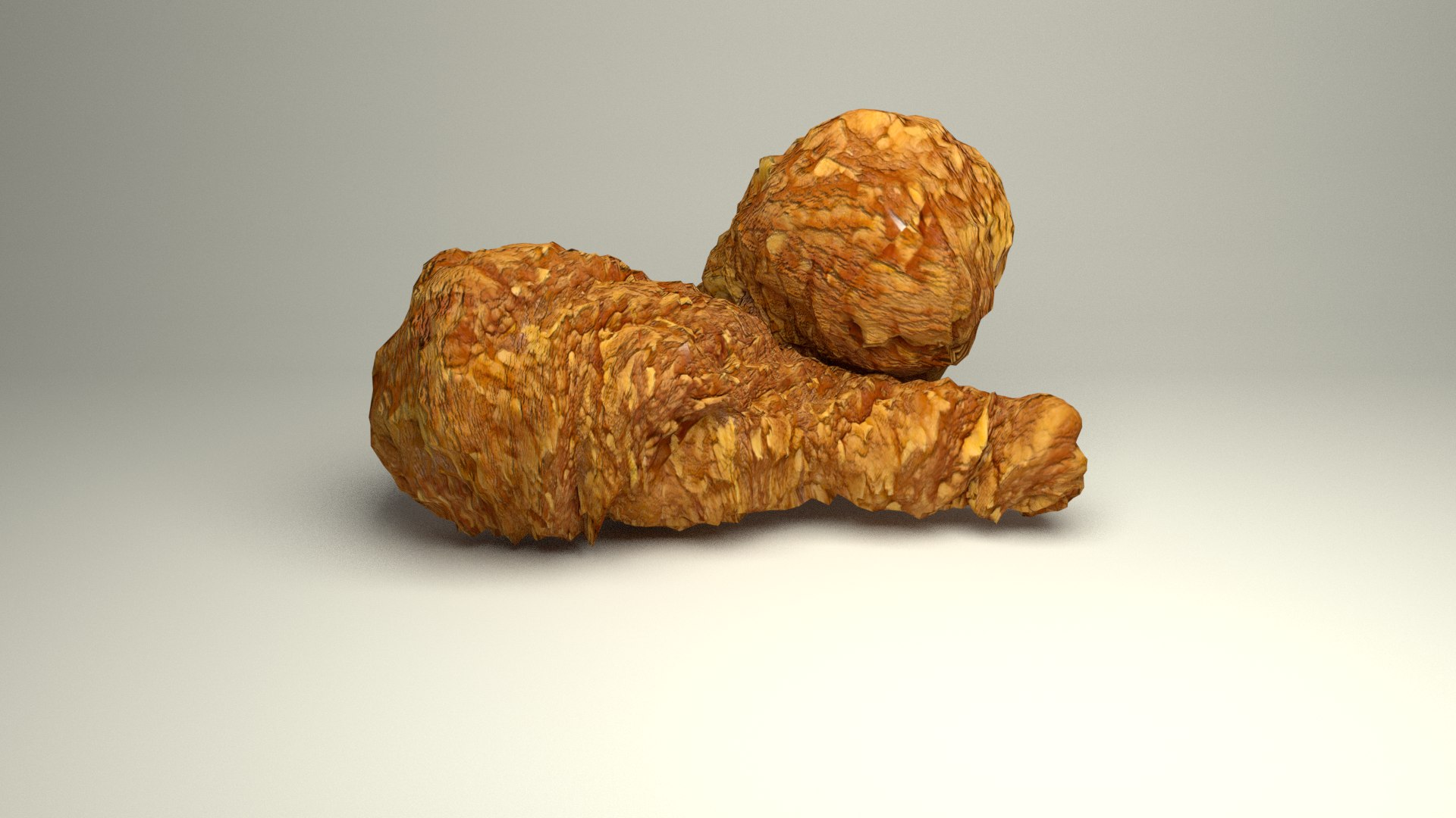 Fried Chicken 3D Model - TurboSquid 1845367