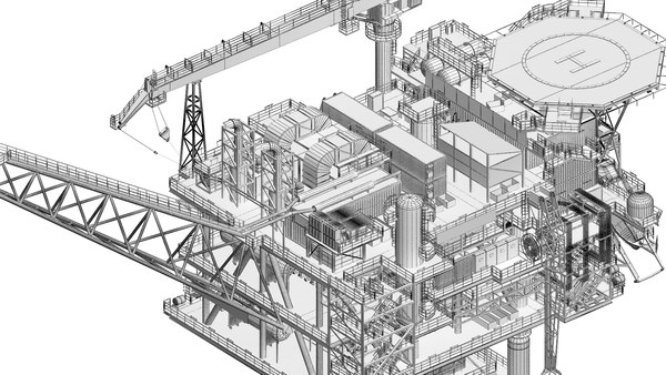 3D fixed platform model - TurboSquid 1429144