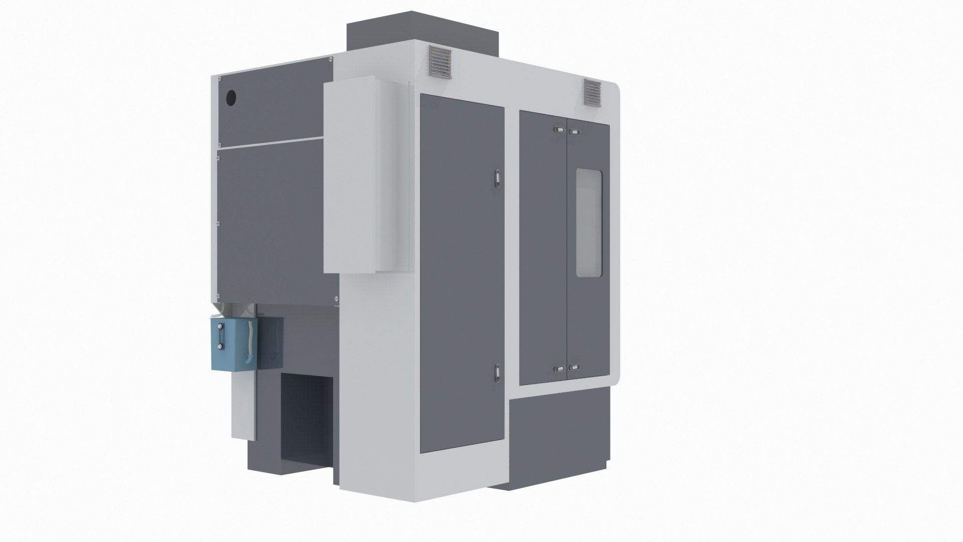 3D CNC Five Axis Machining Center Model - TurboSquid 2081244
