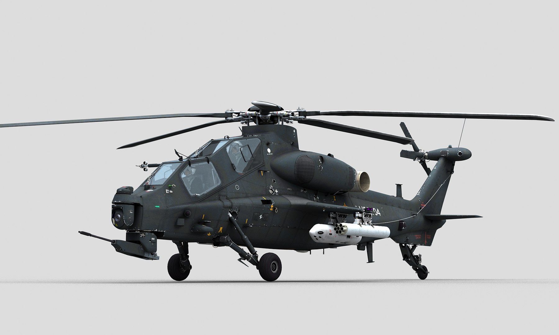 3D China Armed Helicopter-WZ10 - TurboSquid 1989523