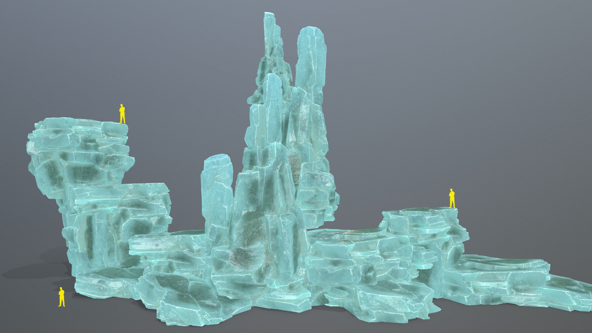 3D ice rocks - TurboSquid 2126715