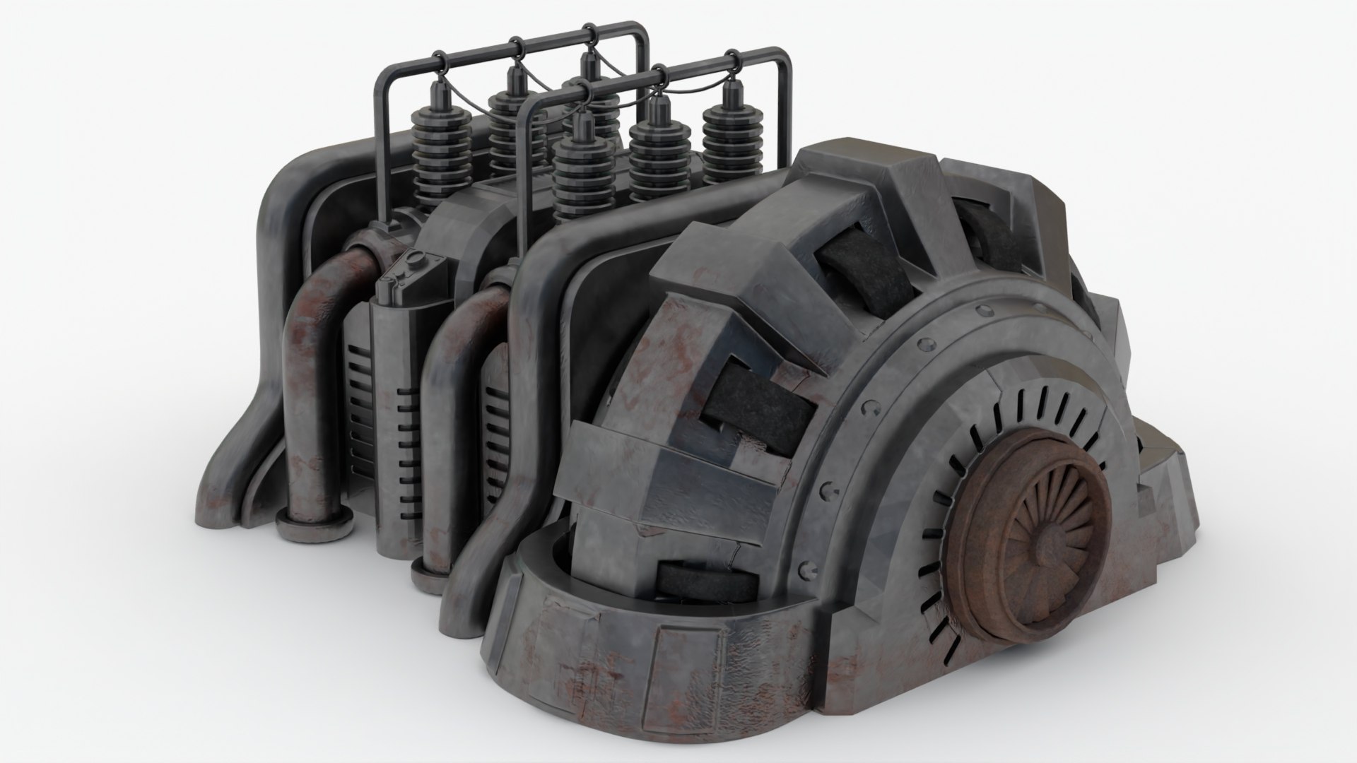3D Industrial Transformers 4K Textures model - TurboSquid 1994533