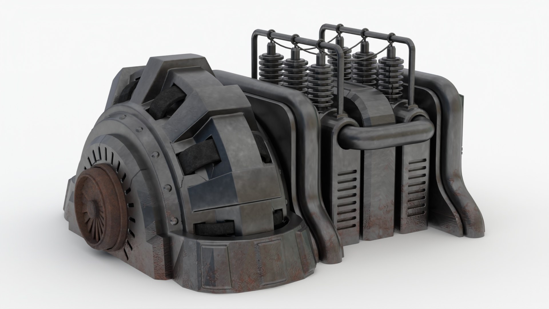 3D Industrial Transformers 4K Textures model - TurboSquid 1994533