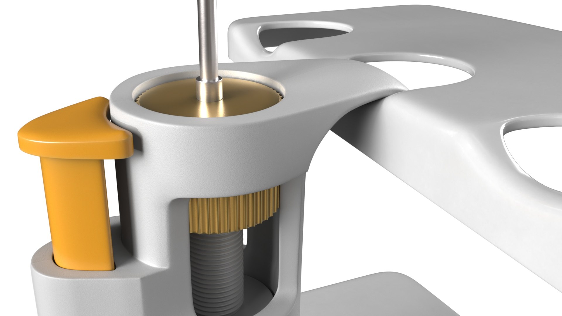 3D Liquid Microliter Pipettes For DNA Samples On Stand Yellow ...
