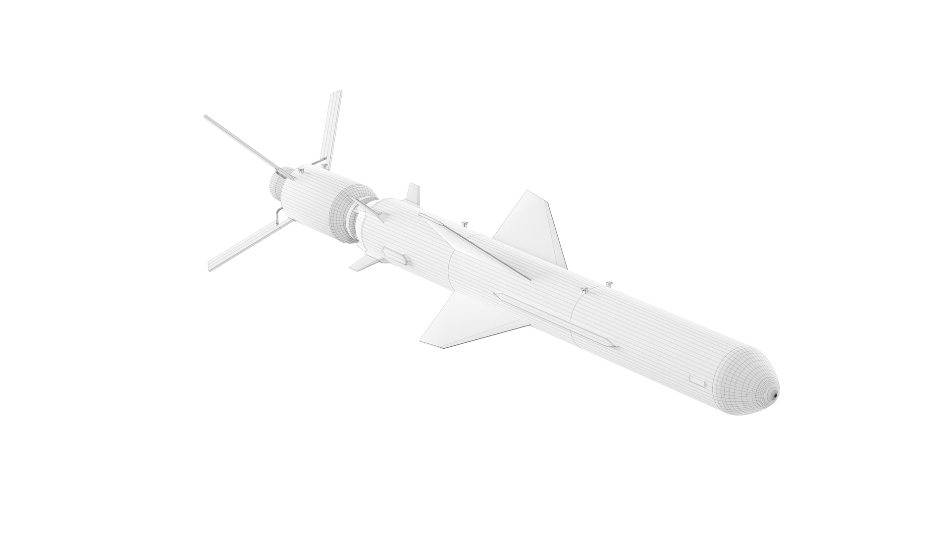 Neptune R-360 Anti-Ship Cruise Missile 3D model - TurboSquid 2162829