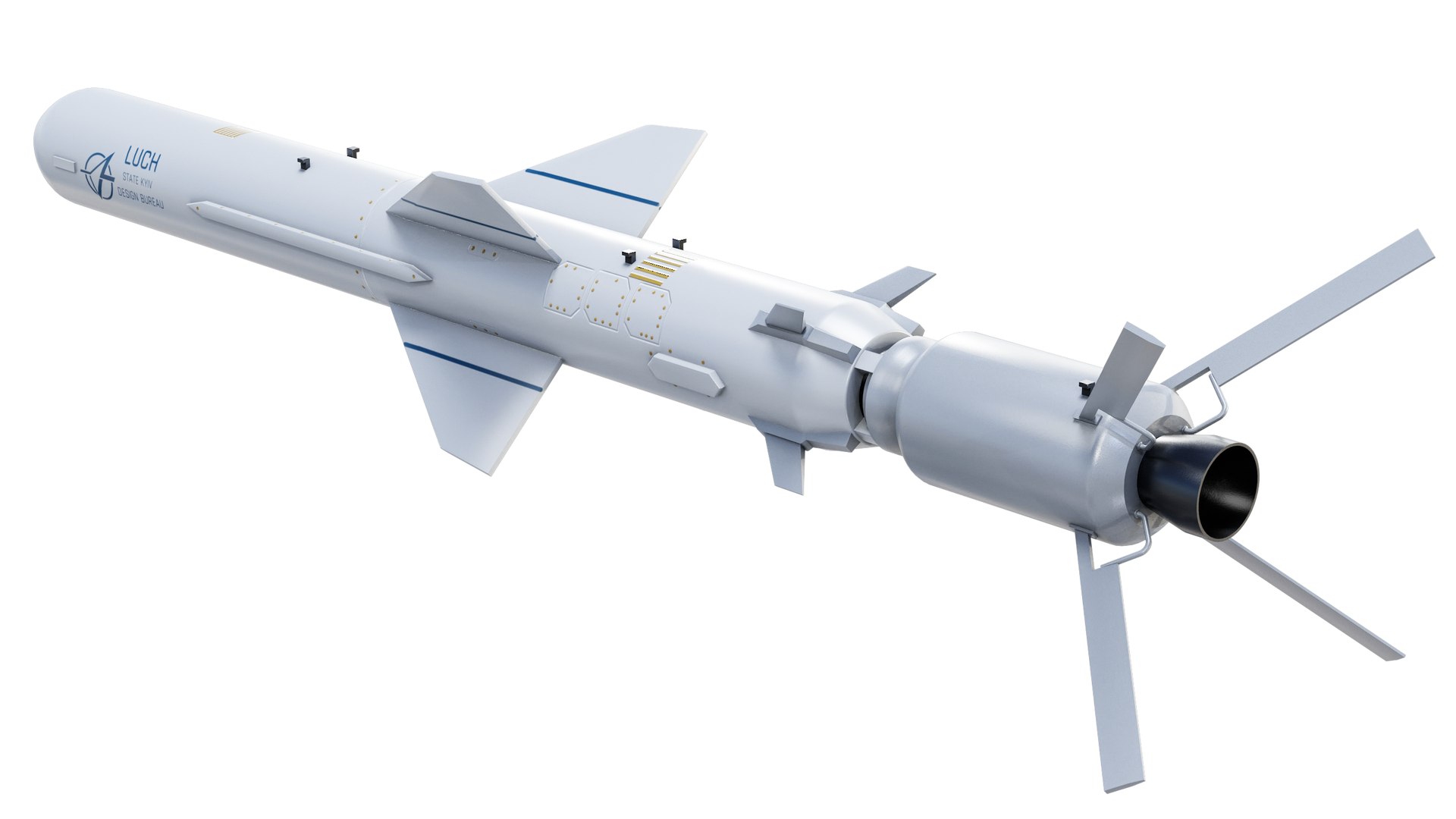 Neptune R-360 Anti-Ship Cruise Missile 3D model - TurboSquid 2162829
