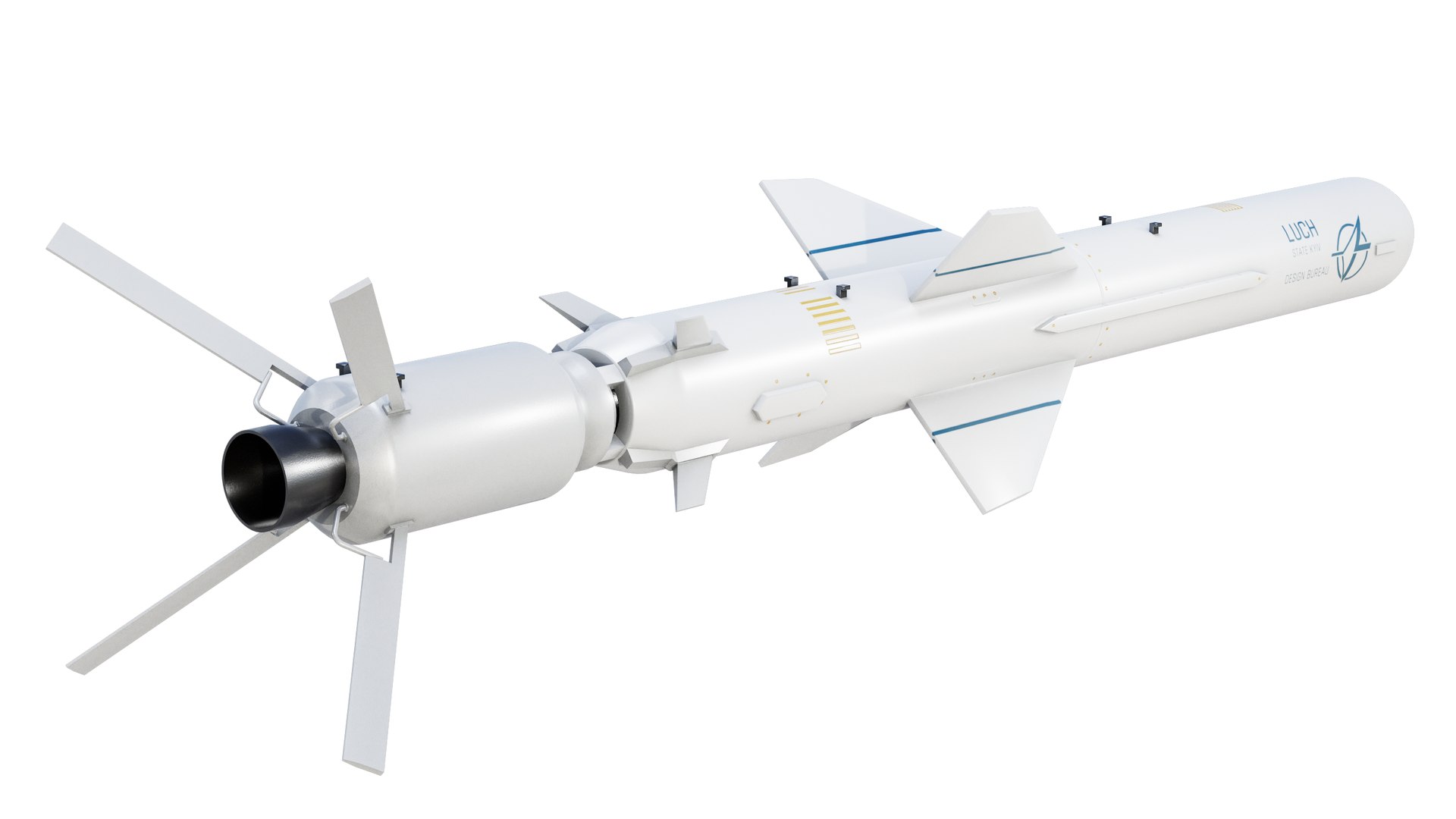 Neptune R-360 Anti-Ship Cruise Missile 3D model - TurboSquid 2162829