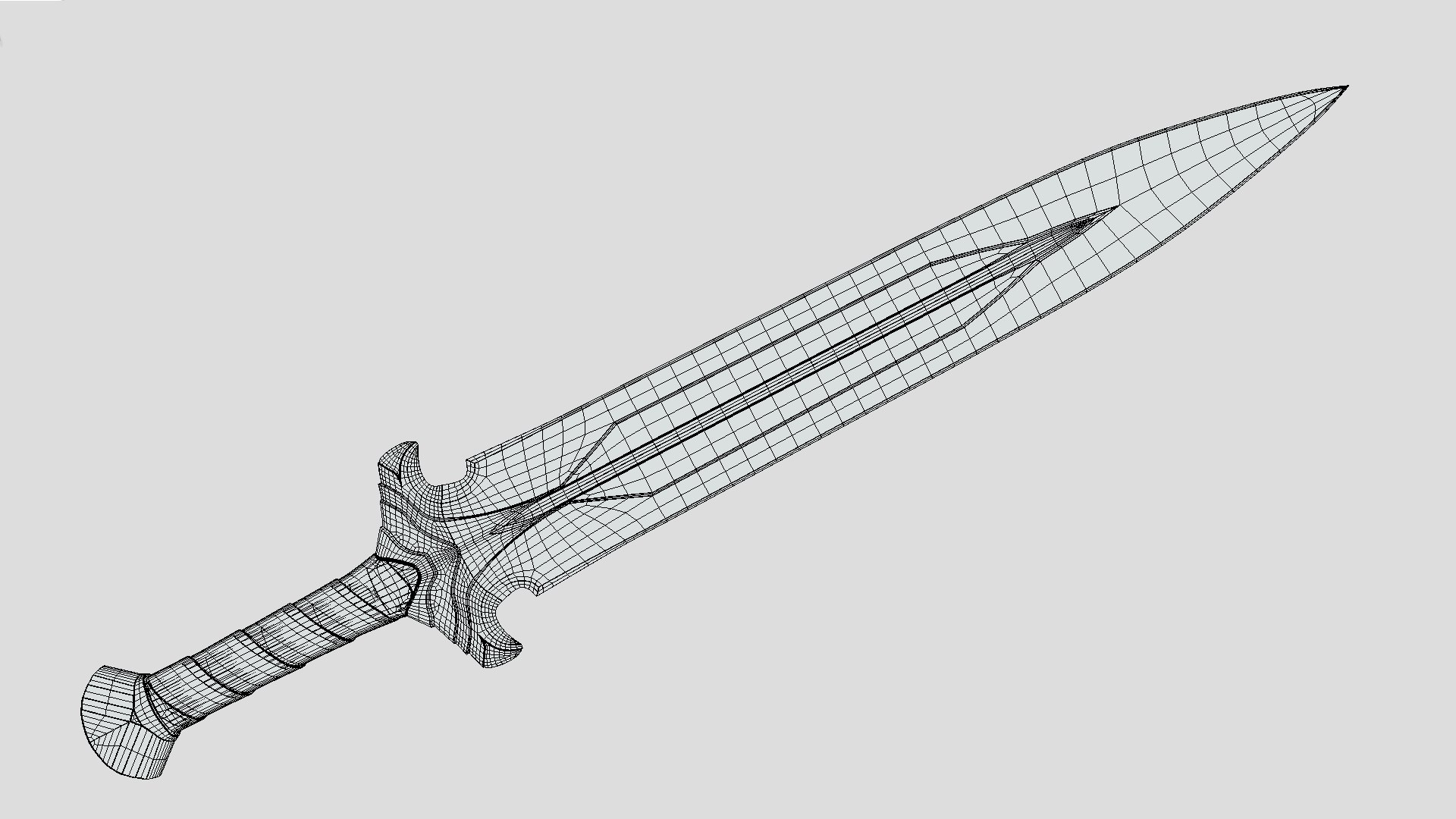 3D Modern Dagger Model - TurboSquid 2211289