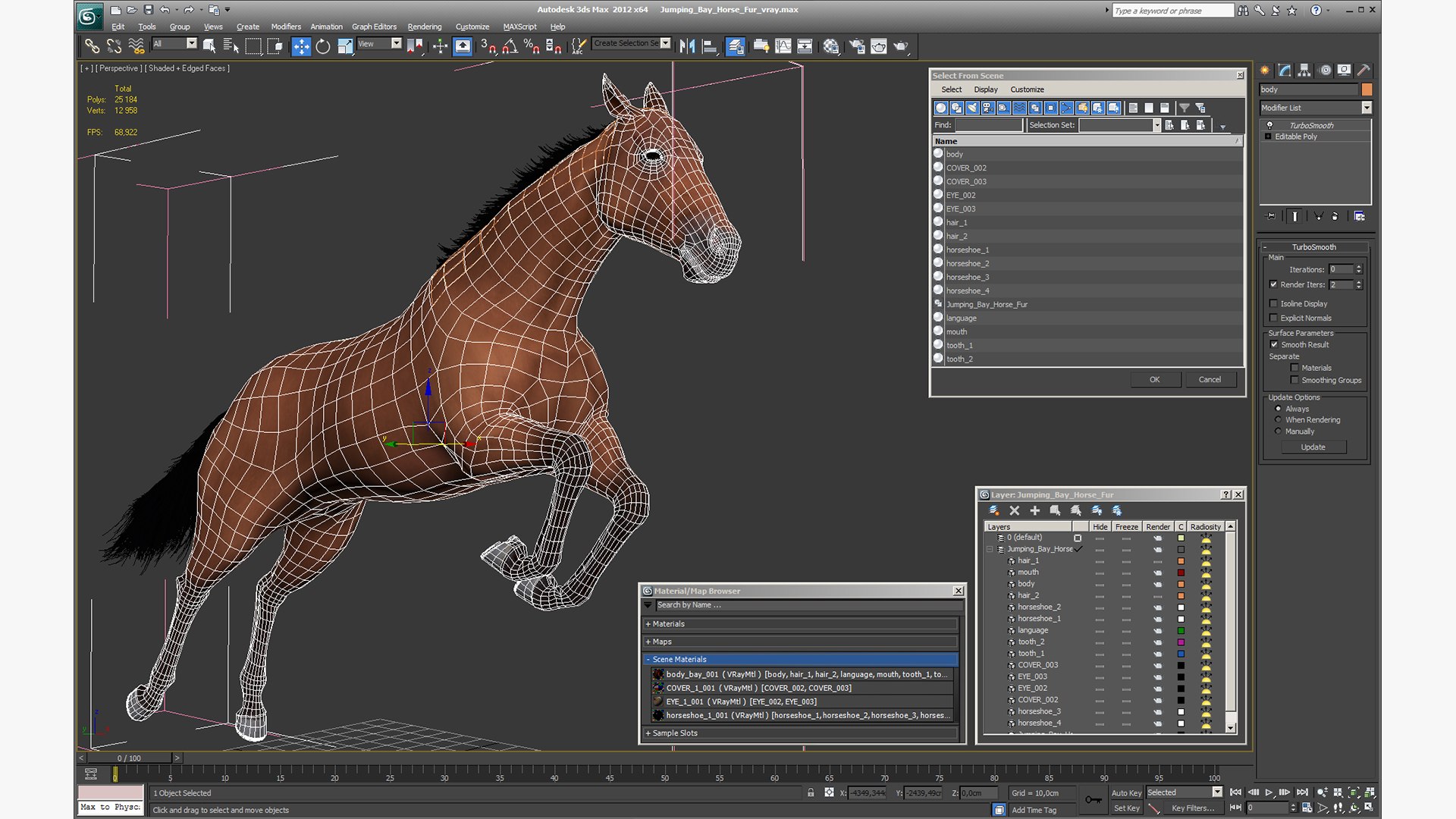 Jumping bay horse racing model - TurboSquid 1459669