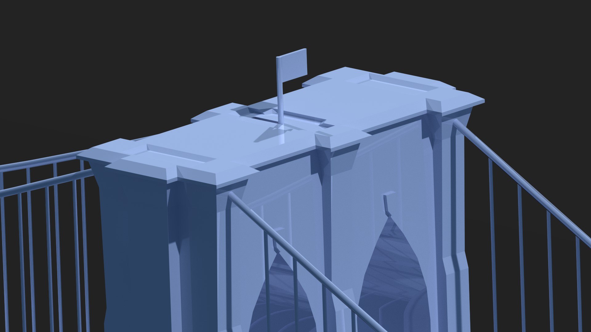 Brooklyn Bridge Printing Model - TurboSquid 1408826
