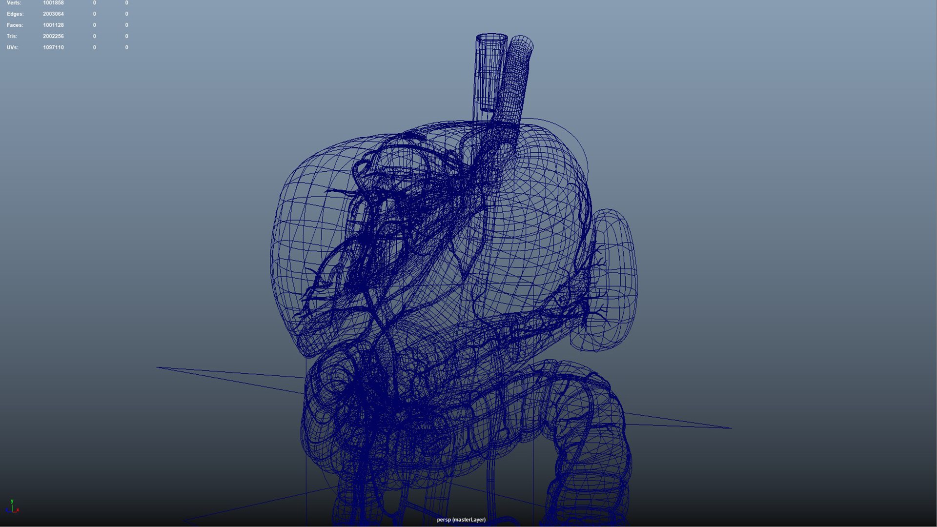 3D Hepatic Portal System - TurboSquid 2190073
